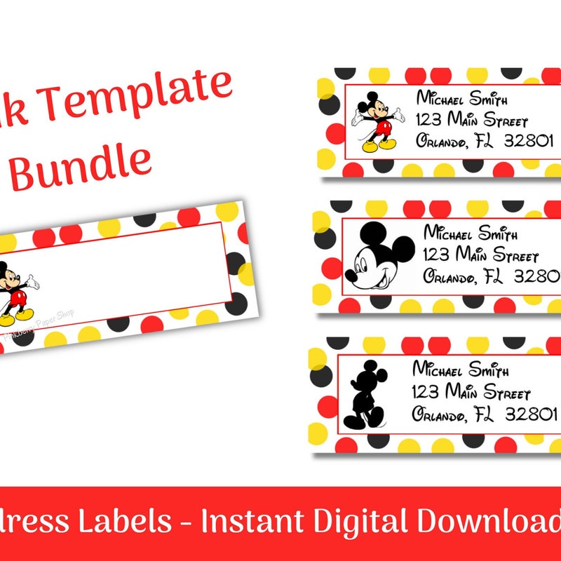 Polka Dot Labels - Etsy