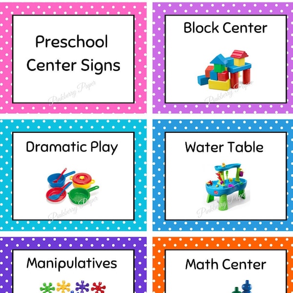 Polka Dot Labels - Etsy