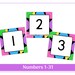 Colorful Classroom Calendar Numbers 1-31 (printable Digital Download ...
