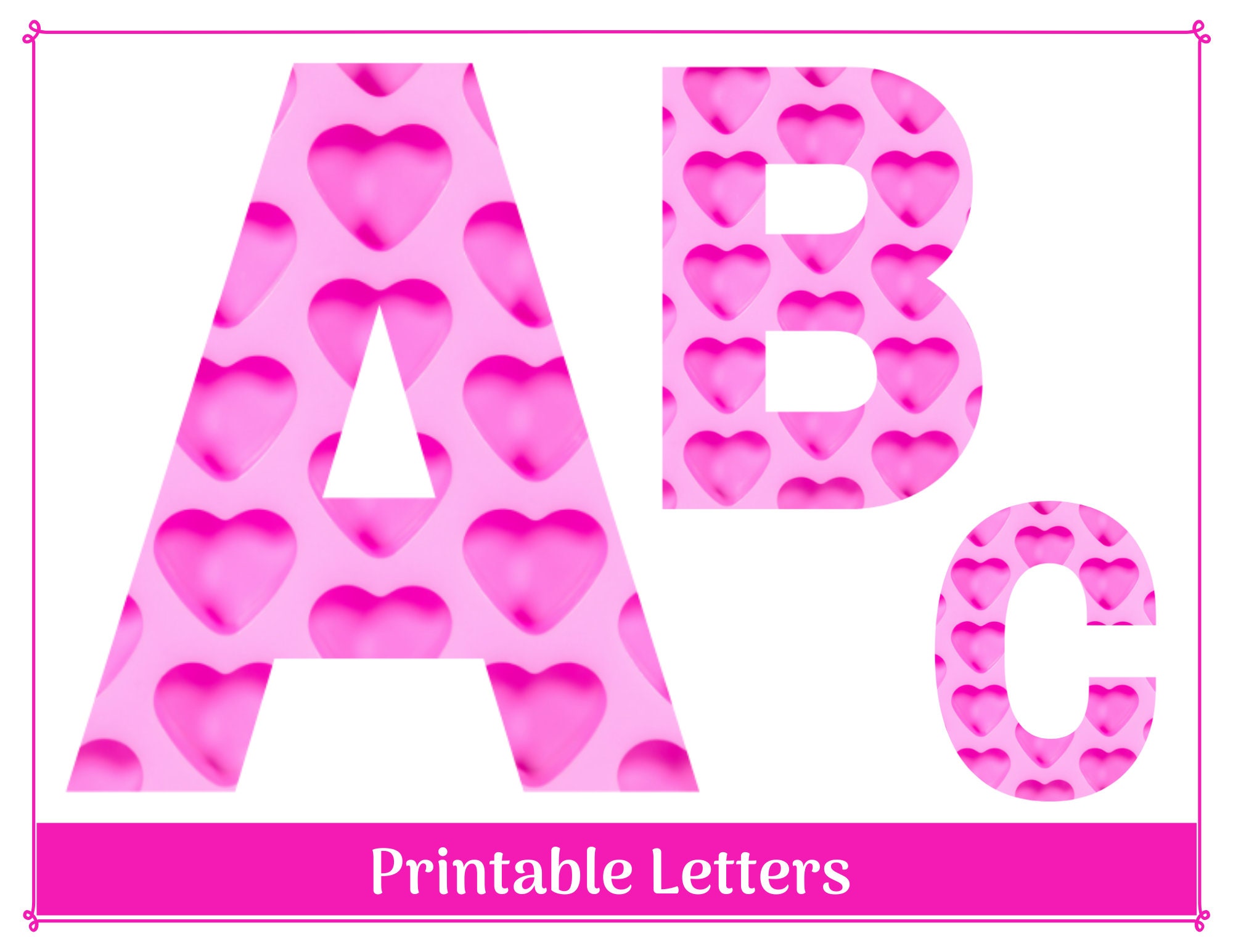 A Alphabet Letter In Heart