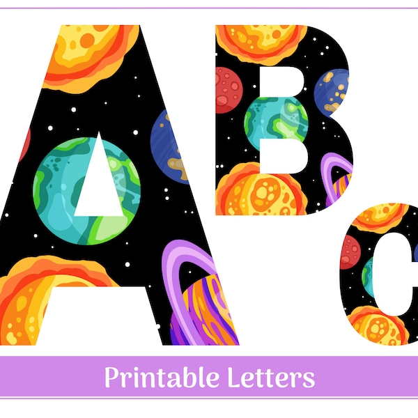 Planet Banner - Etsy