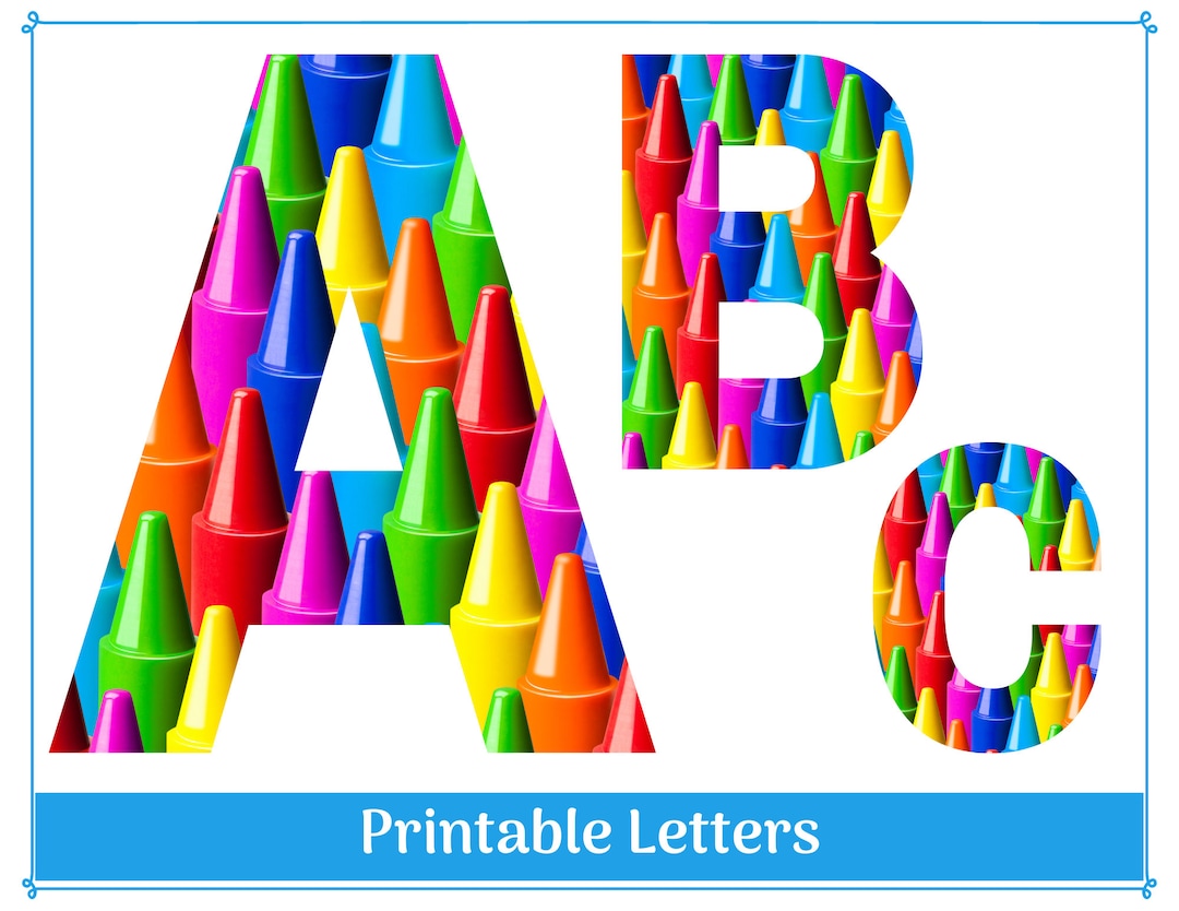 Crayon Letter Clipart at Ben Waterbury blog