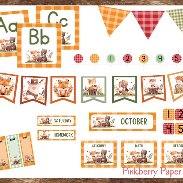 Woodland Classroom - Etsy