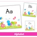 Caterpillar Alphabet Classroom Alphabet Cute Garden Themed Alphabet ...