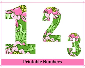 Lily Pad Numbers - Etsy