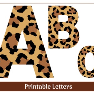 Leopard - Safari Numbers 0-9 Clip Art | Printable & Resizable Numbers ...