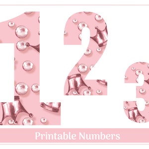 Rose Gold Princess Crowns Alphabet Letter and Number Clip Art ...