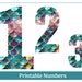 Mermaid Alphabet Letters & Numbers Uppercase A-Z and Numbers - Etsy