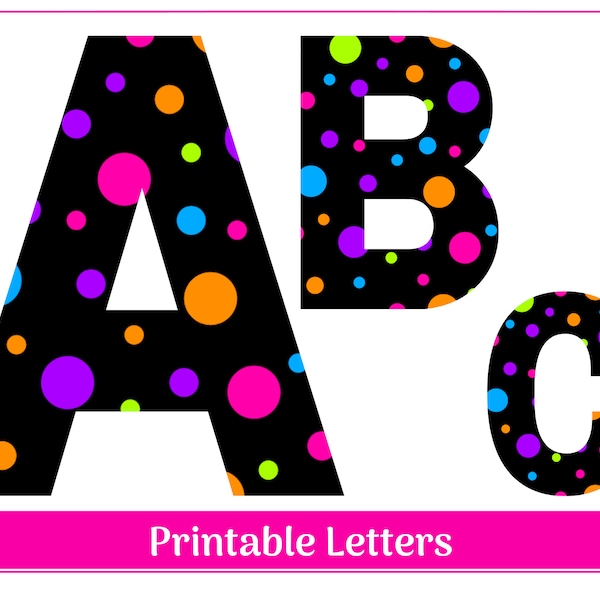 Bright Polka Dot - Etsy