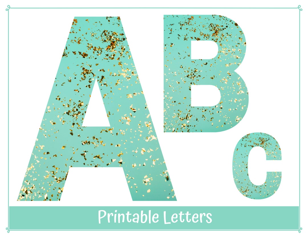 Alphabet Letters A-Z, Numbers 0-9 | Printable Banner, Bulletin Board Sets, Scrapbooking ...