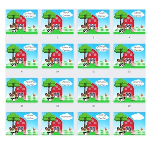 Farm Themed Classroom Center Signs | Preschool Centers | Printable ...