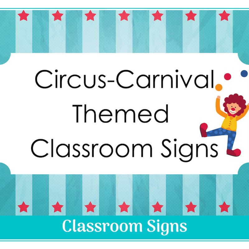 Circus Sign - Etsy