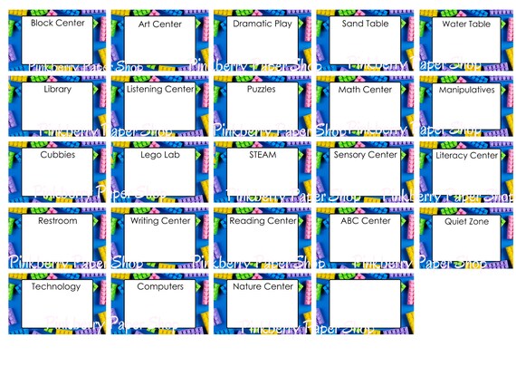 Letreros Imprimibles Para Centros Preescolares Explorá Plantillas De