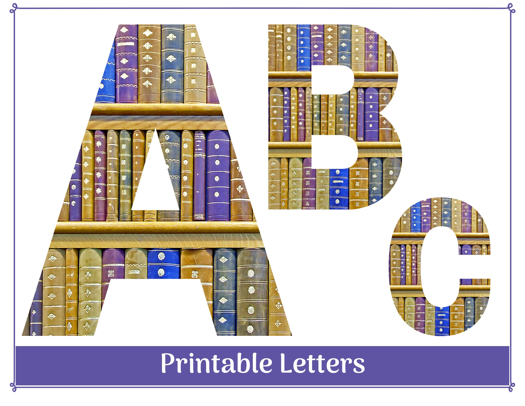 Alphabet Book Clip Art