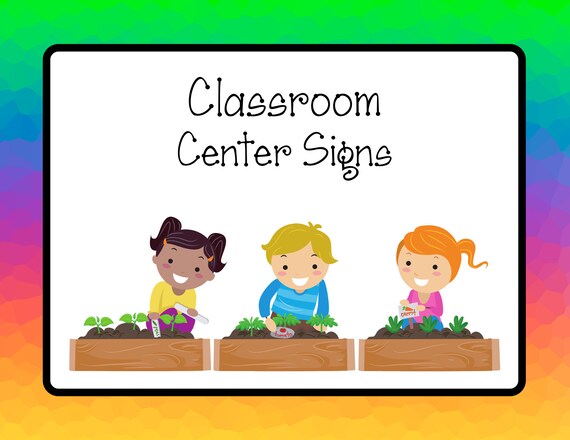 Classroom Centers Clipart