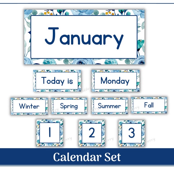 Classroom Calendar Printable - Etsy