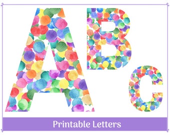 Green Alphabet Clip Art Letters A-Z Printable & Resizable - Etsy