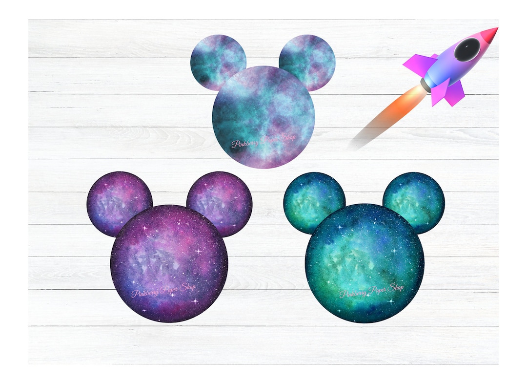 Space, Planet Mickey Clip Art | Printable, Resizable PNG | Tee Shirt ...