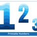 Blue Waves Alphabet Clip Art Letters A-Z, Numbers 0-9 Printable Ocean ...