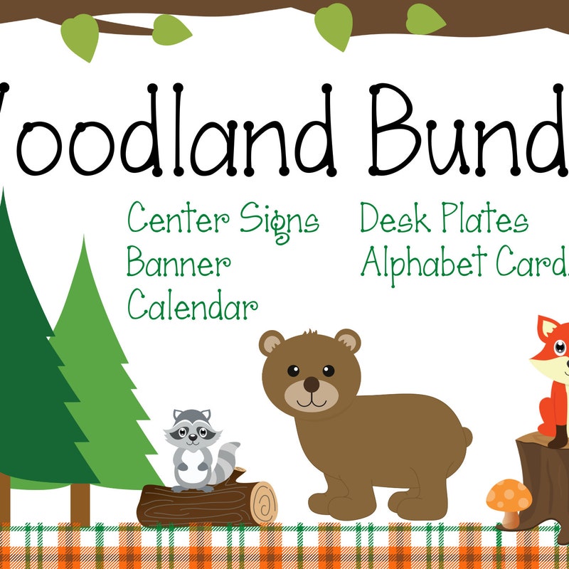 Woodland Classroom Theme - Etsy