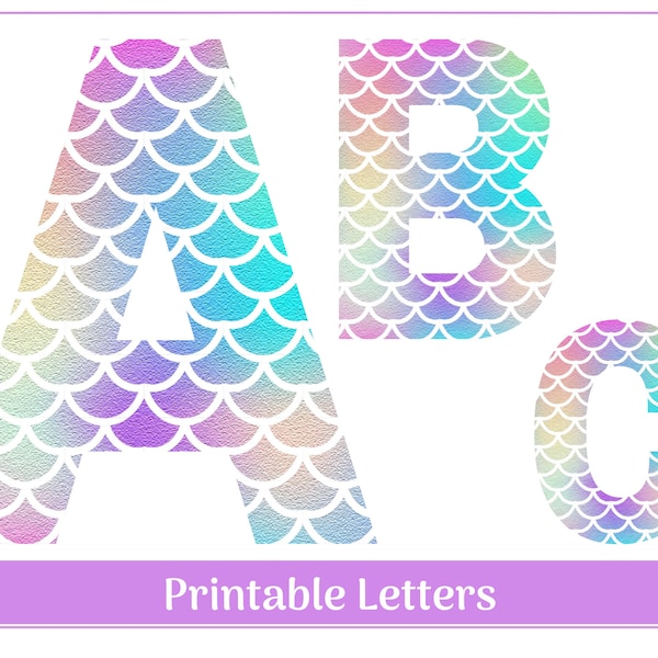 Mermaid Printable - Etsy
