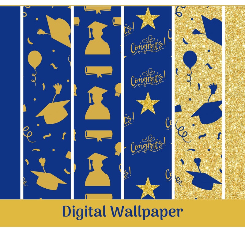 Blue Gold Graduation - Etsy