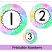 Pink Rose Alphabet Letters A-Z, Numbers 0-9 | Bulletin Board, Banner ...