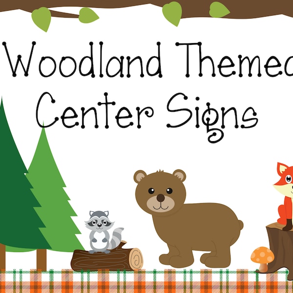 Woodland Classroom - Etsy