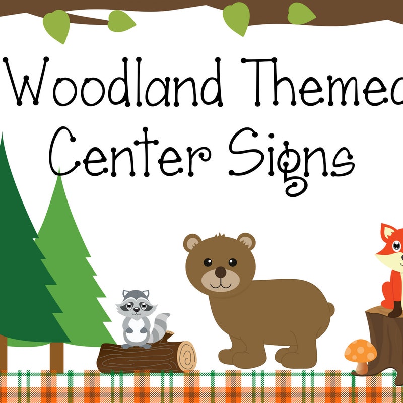 Woodland Sign - Etsy