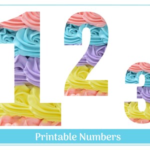 Birthday Cake Alphabet Letters & Numbers | Classroom Alphabet ...