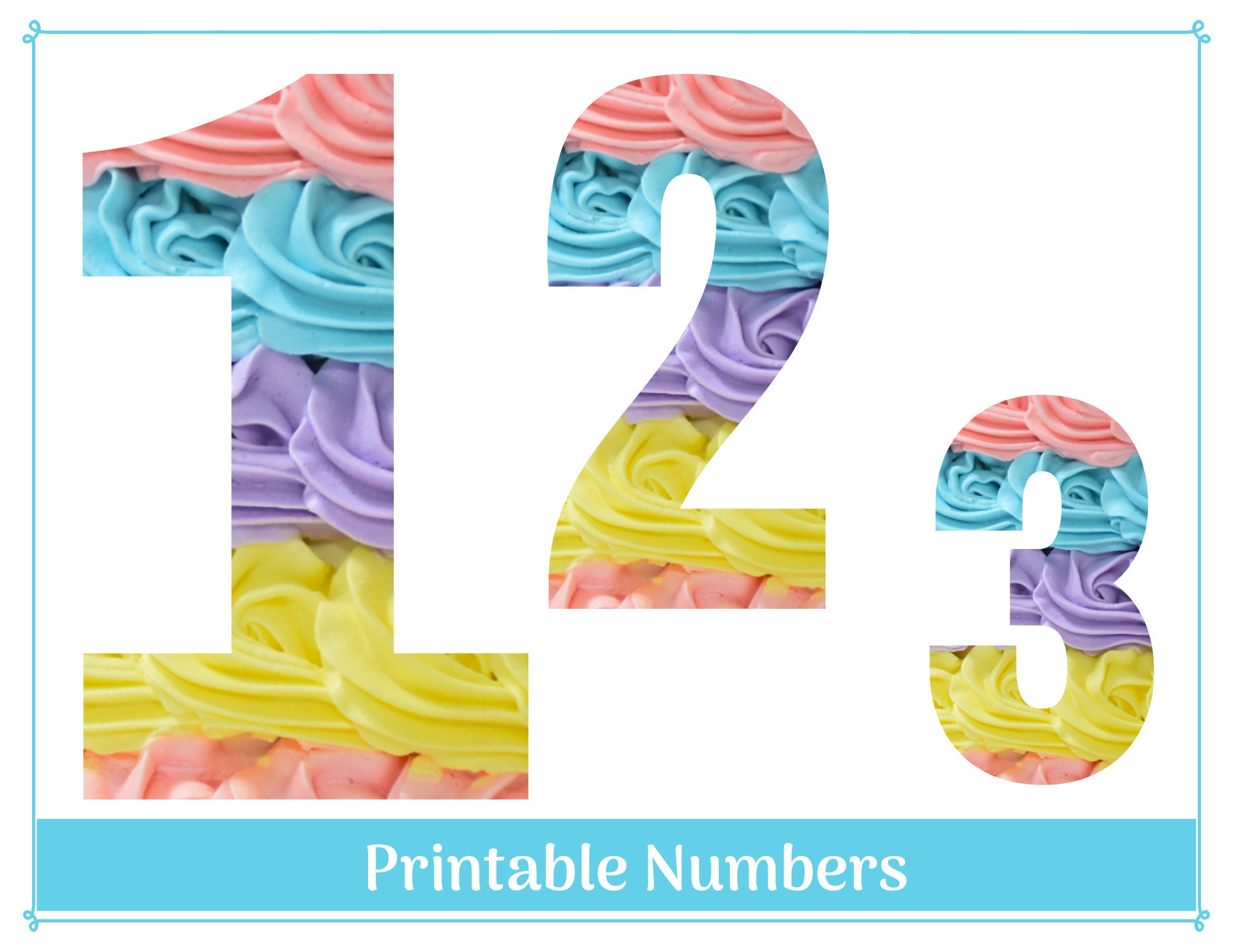 Birthday Cake Alphabet Letters & Numbers | Classroom Alphabet ...