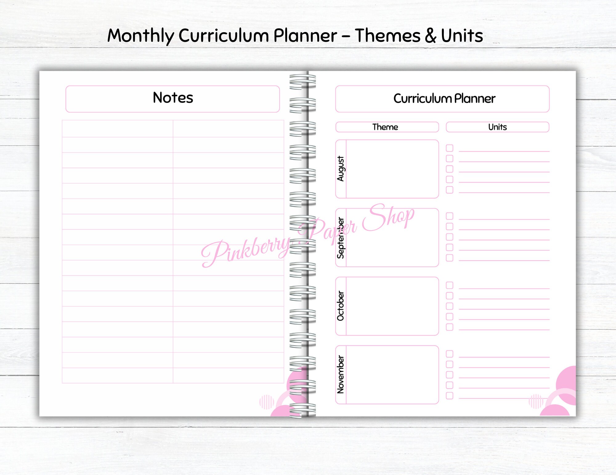 Pastel Polka Dot Teacher Lesson Plan Book: Printable Planner (digital ...