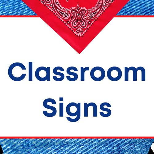 Farmhouse Classroom Center Signs Preschool Centers Daycare - Etsy