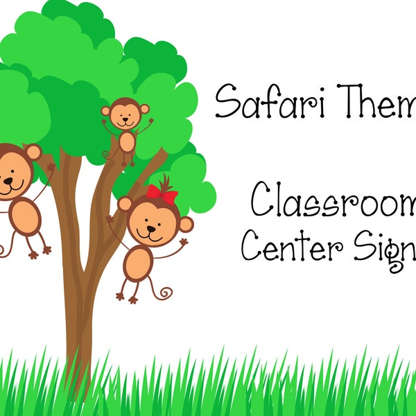 Safari Classroom - Etsy