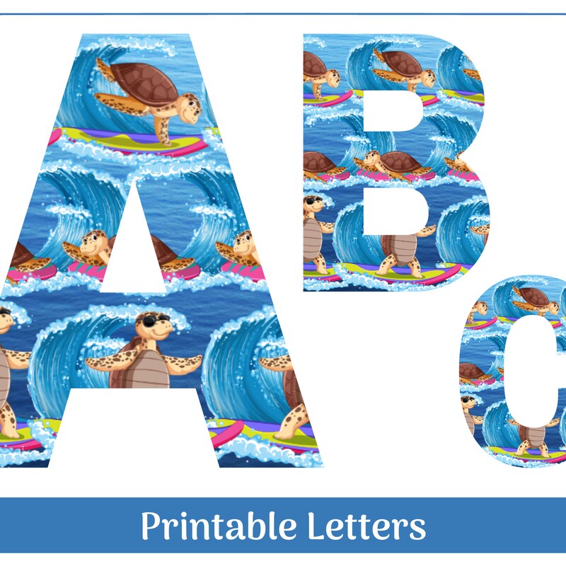 Surf Letters - Etsy