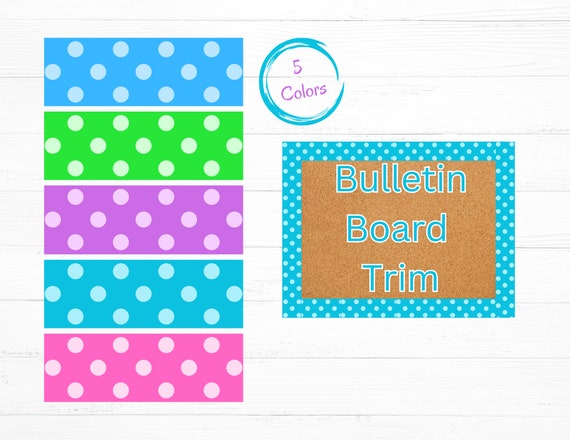 Downloadable Polka Dot Border Templates