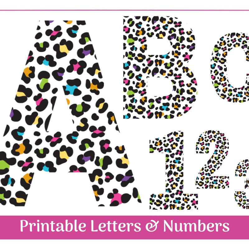 Rainbow Leopard - Etsy