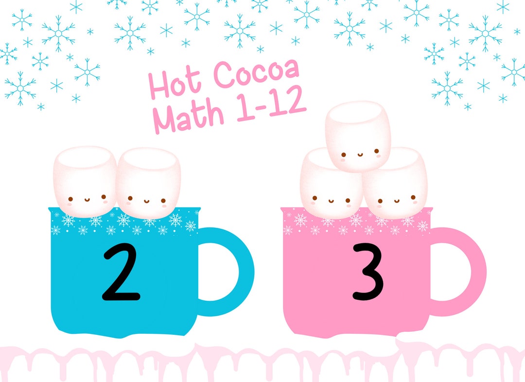 Hot Cocoa and Marshmallow Numbers | Numbers | Preschool Counting and ...