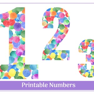 Watercolor Dots Alphabet Clip Art Letters A-Z Printable & - Etsy Canada