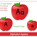 Apple Alphabet Letters | DIY Banners, Bulletin Boards, Digital Projects ...