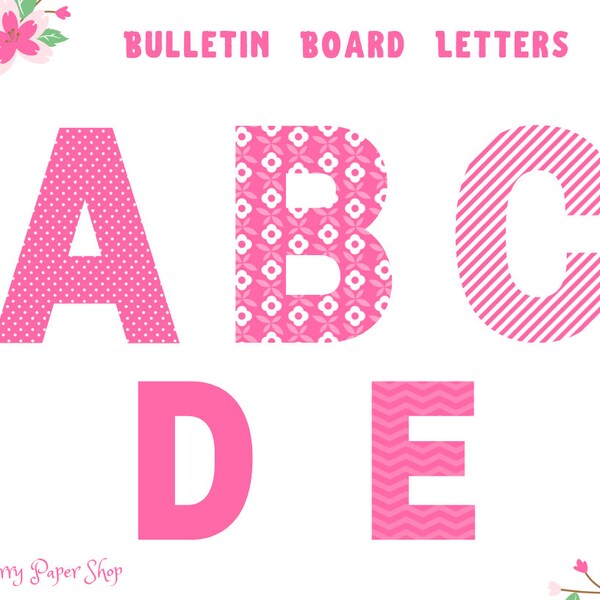 Printable Letters - Etsy