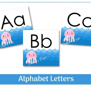 Sea Life Themed Numbers 1-31 | Turtle Classroom Calendar Number Set ...