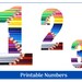 Colored Pencils Alphabet Letters A-Z Numbers 0-9 Banner - Etsy