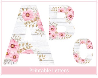Printable Girly Letters