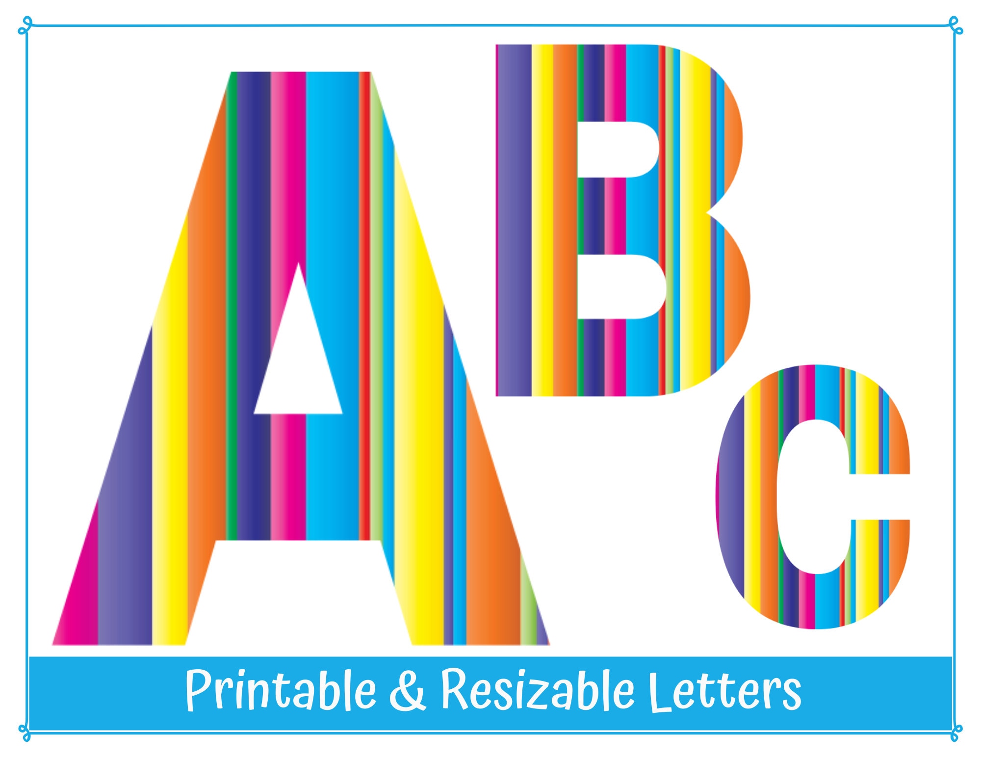 Printable Alphabet Letters Free Download