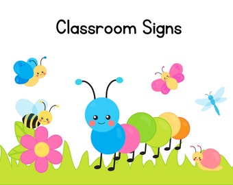 Garden Theme Classroom Center Signs: Printable Preschool Decor (digital ...
