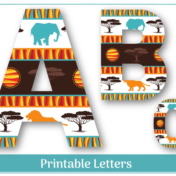Lion King Letters - Etsy UK