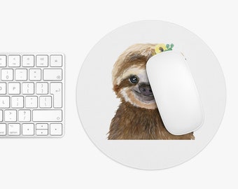 Sloth Mouse Pad - Etsy