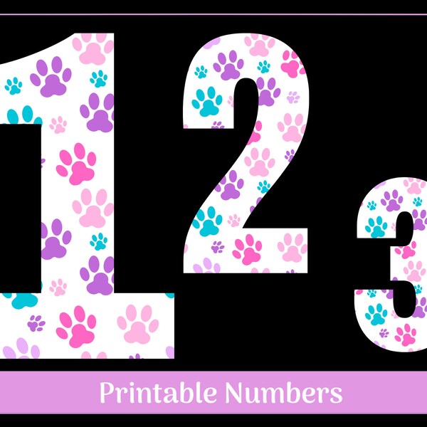 Paw Print Banner - Etsy UK