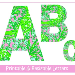 Alphabet Letters A-Z, Numbers 0-9 | Printable Clip Art Letters ...